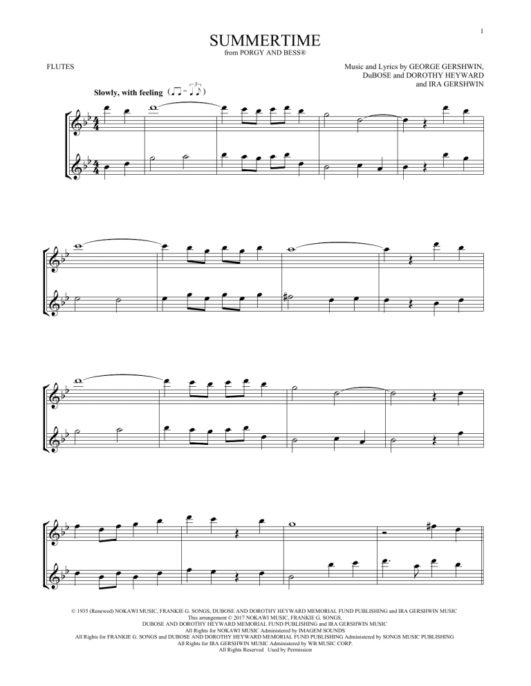 Summertime (Gershwin) - The Pianos of Cha'n